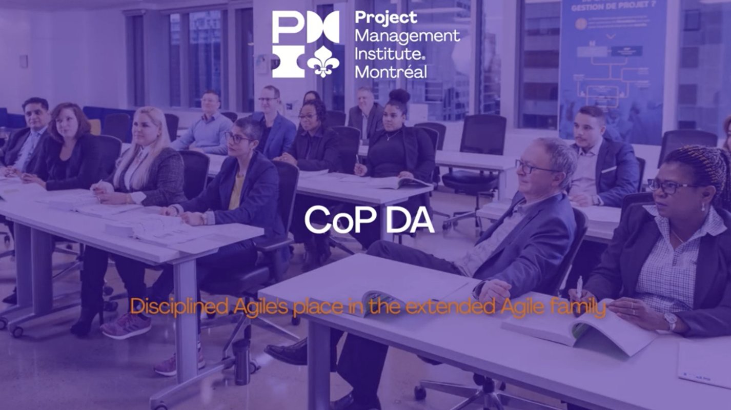 CoP DA - Disciplined Agile's place in the extended Agile family | PMI ...