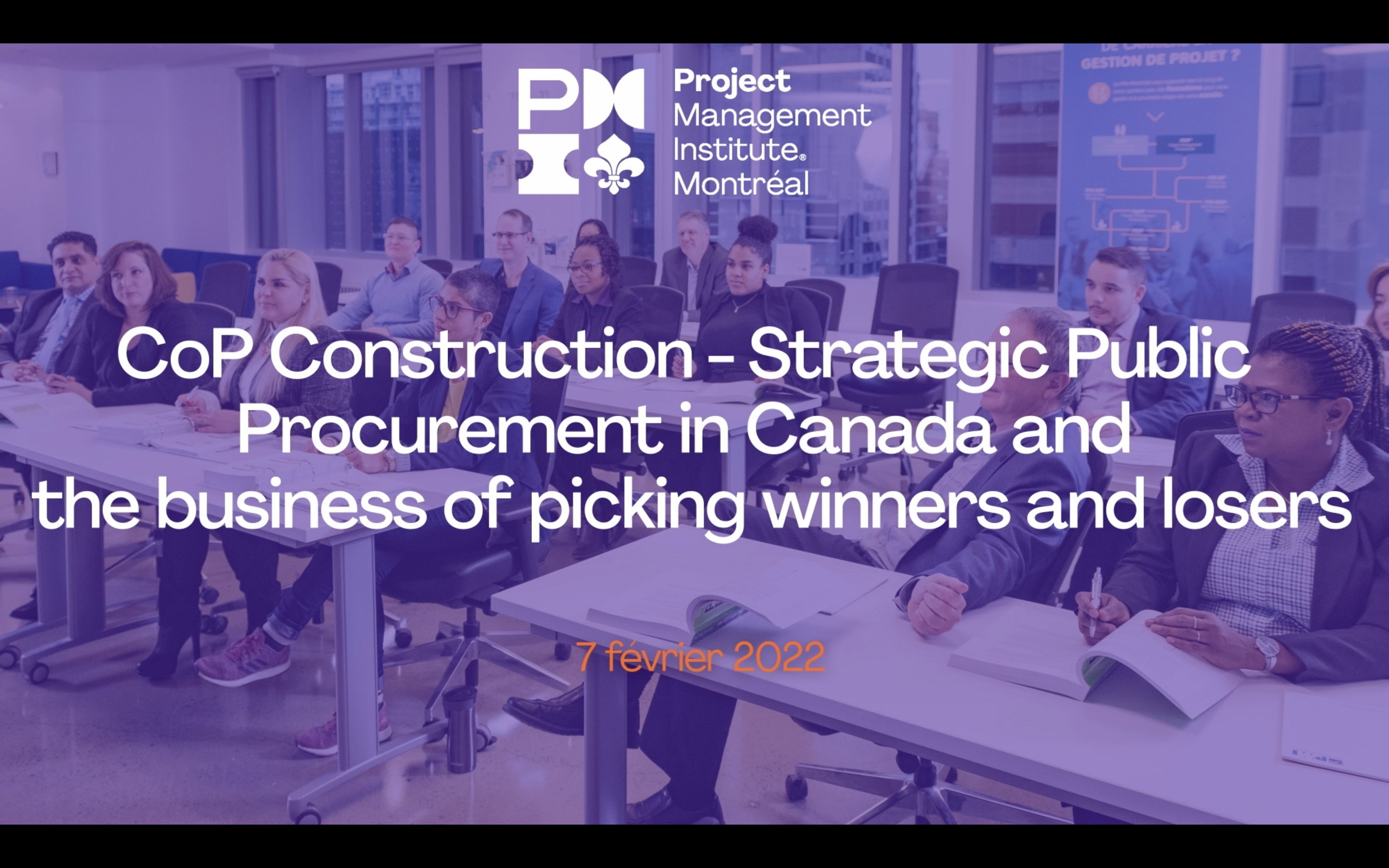 CoP Construction - Strategic Public Procurement in Canada and the ...